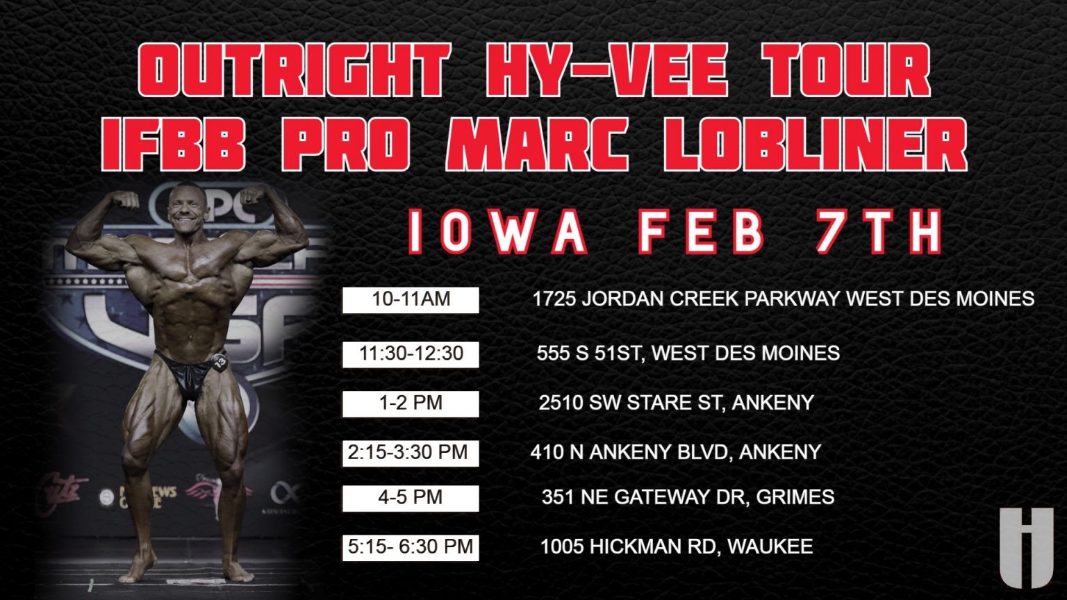 This is your chance to meet IFBB Pro Marc Lobliner live and in person ...
